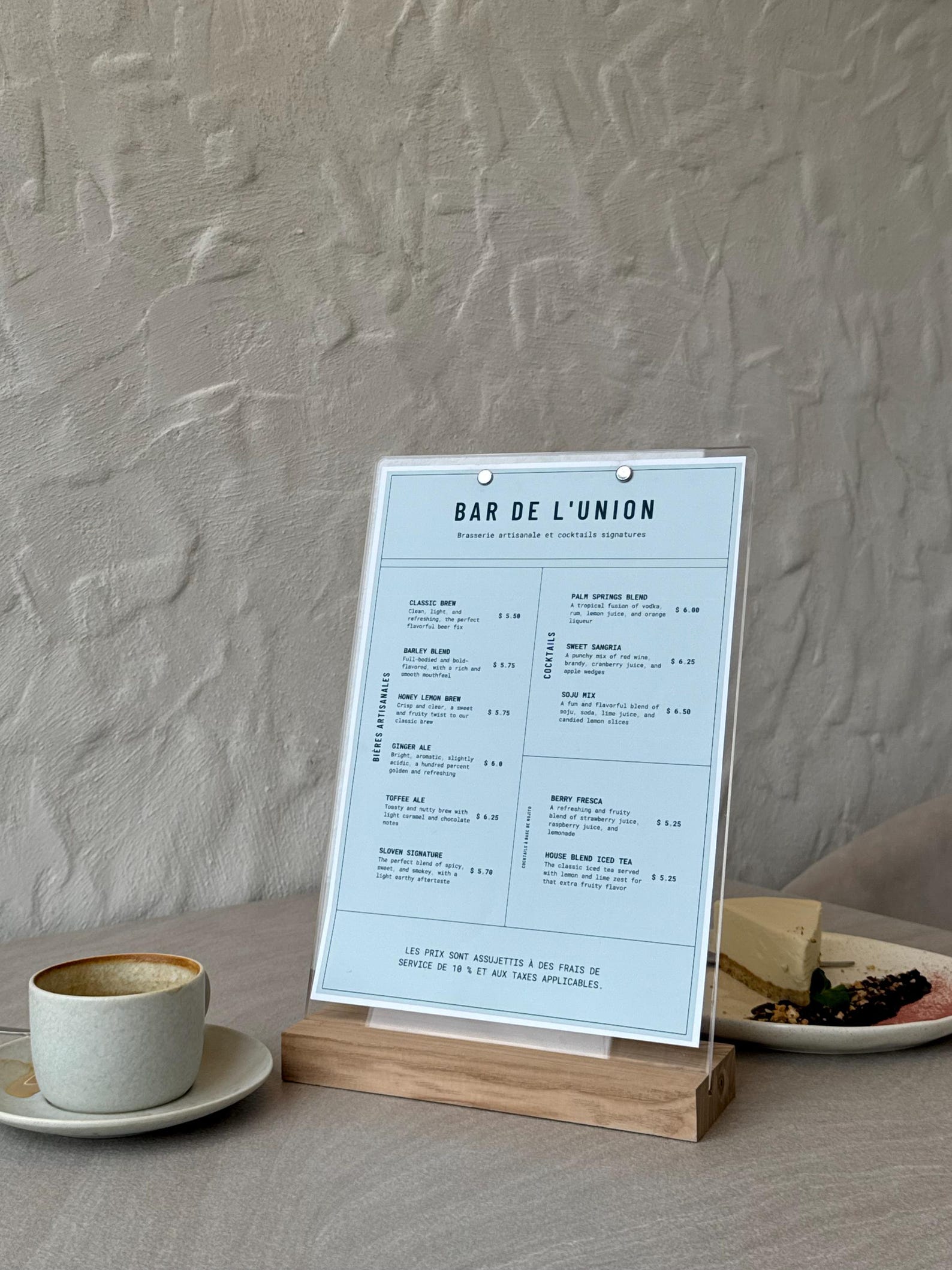 A4 Acrylic Menu Holder, Clear Menu Card Stand, Acrylic Table Display ...