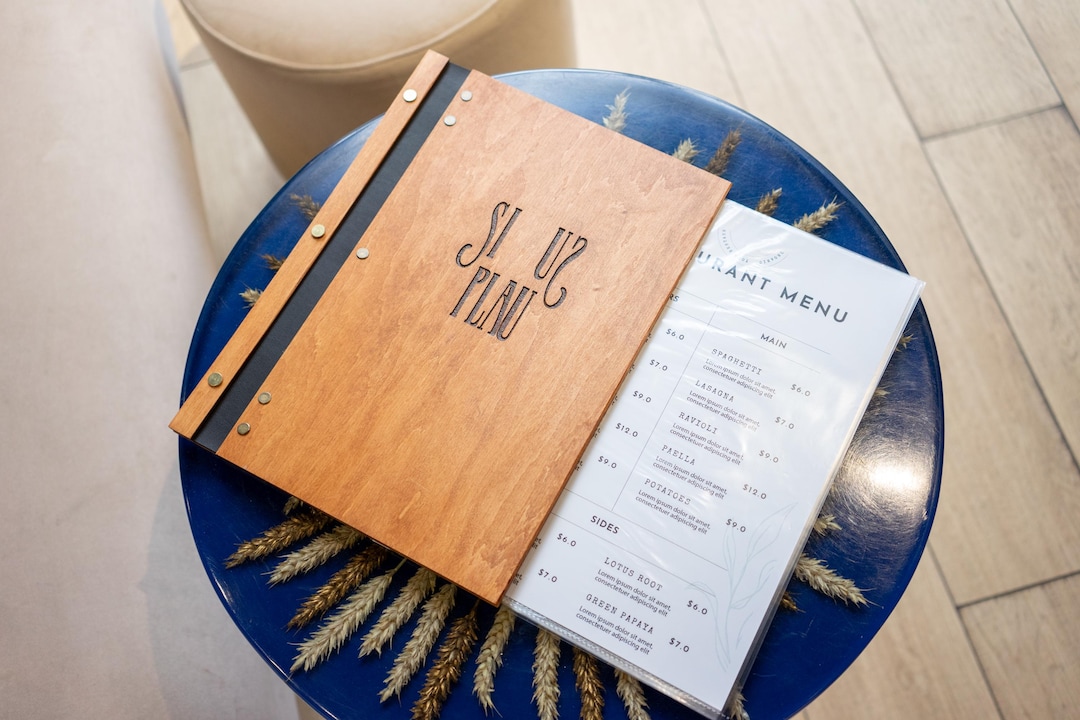 Restaurant Menu Covers, Clear Menu Case Folder, Custom Bar & Wine List ...