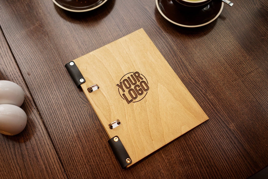Personalized Wooden Binder Cover, Clipboard With Custom Logo ...
