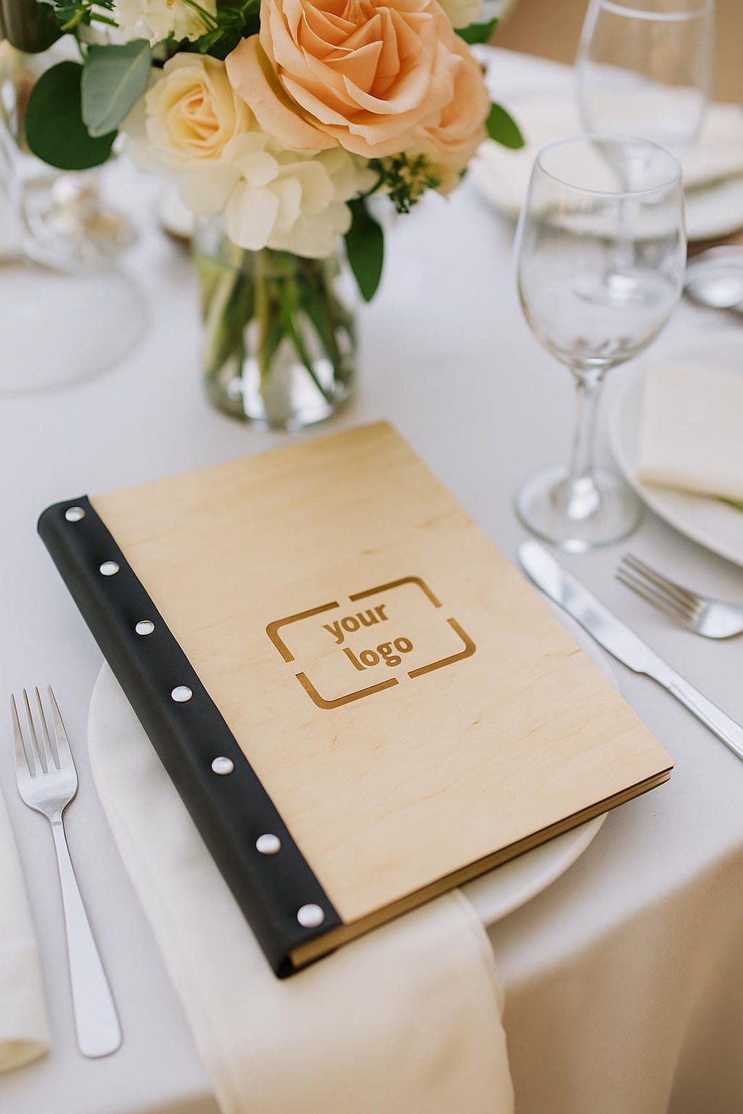 Wooden Menu Board, Table Menu Holder, Menu Cover and Menu Book ...