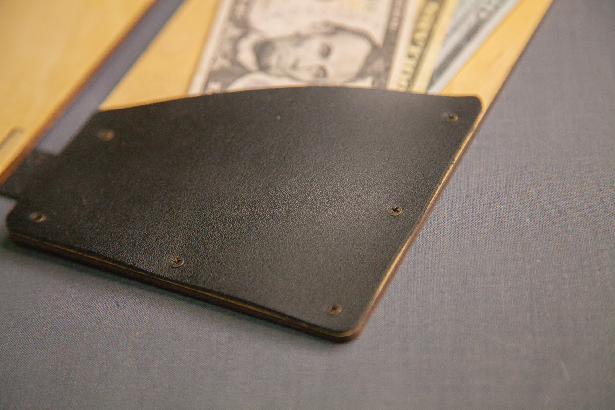 Check Holder With Colored Logo Wooden Check Presenter - Etsy