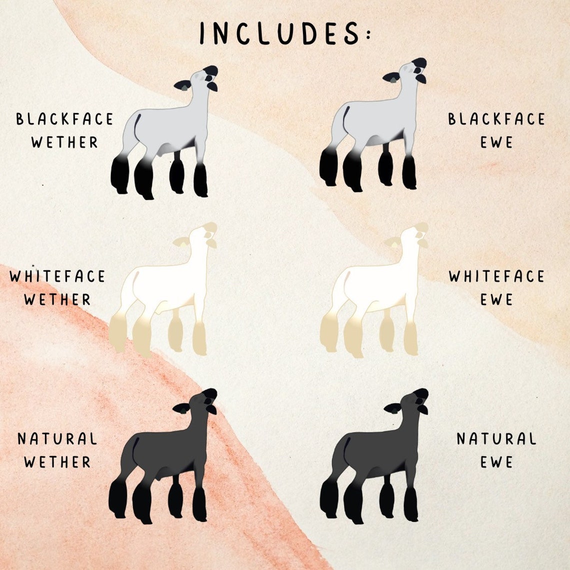 Show Lamb Instant Digital Download Pack | Sheep PNG Files | Ewe and ...