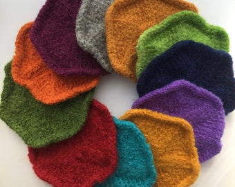 Felted Wool Coasters - Etsy