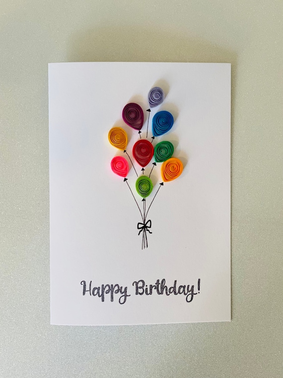 Quilling Birthday Cards For Men Quilled Flowers In Envelope Birthday