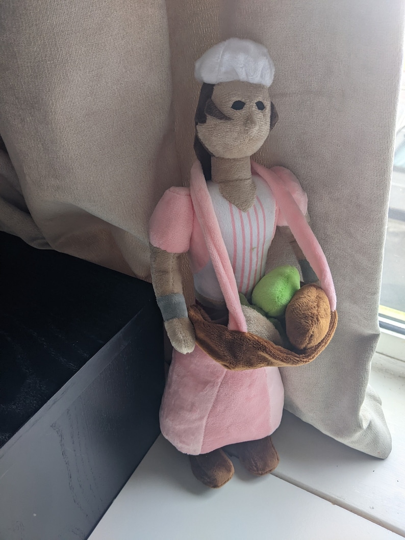 OSRS Inspired Sandwich Lady Plush - Etsy UK