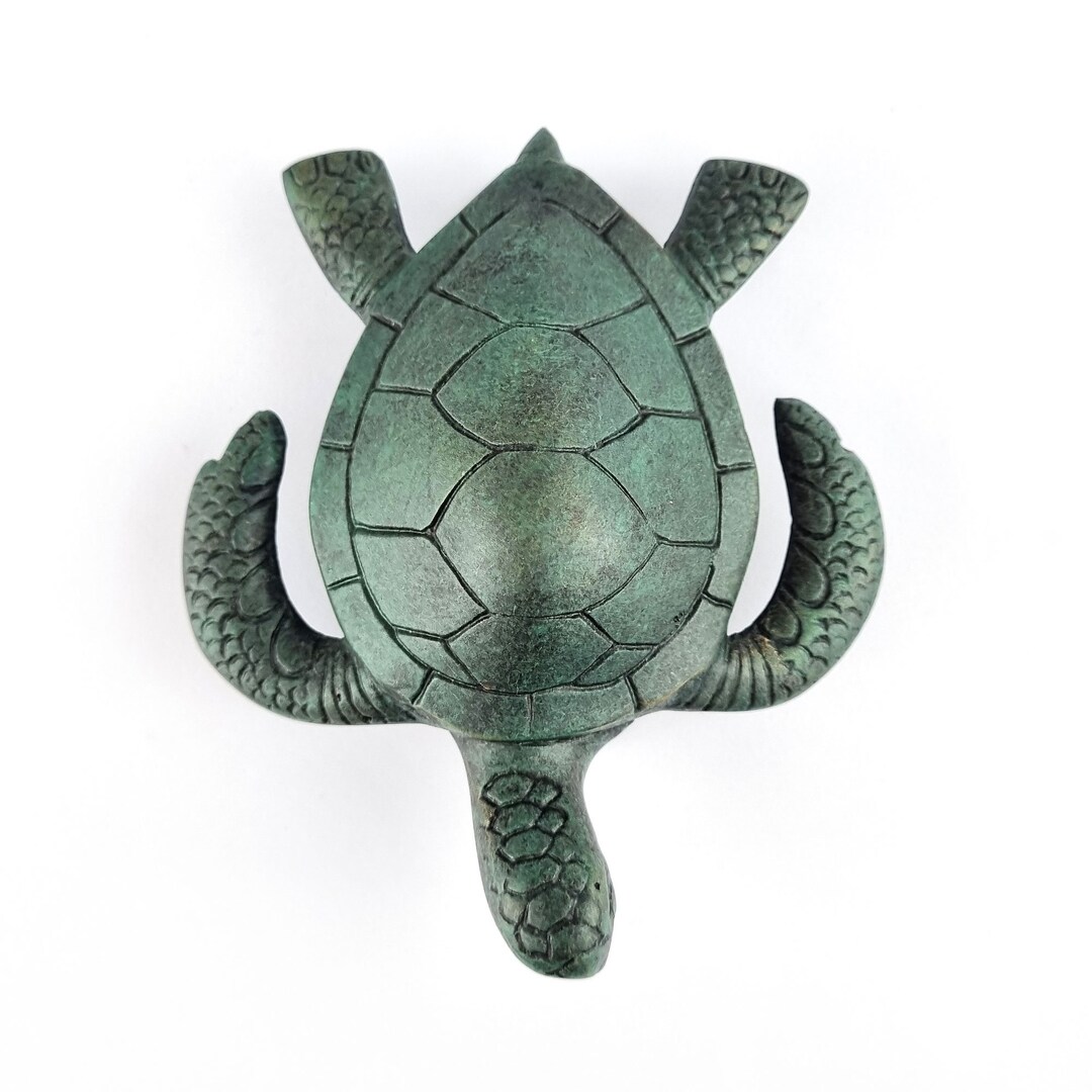 Solid Brass SEA Large Turtle Shape Banger Cast Solid Heavy - Etsy