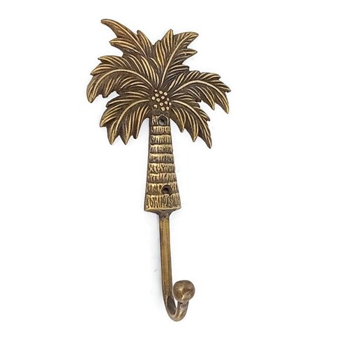 Single Palm Tree Brass Hook - Etsy