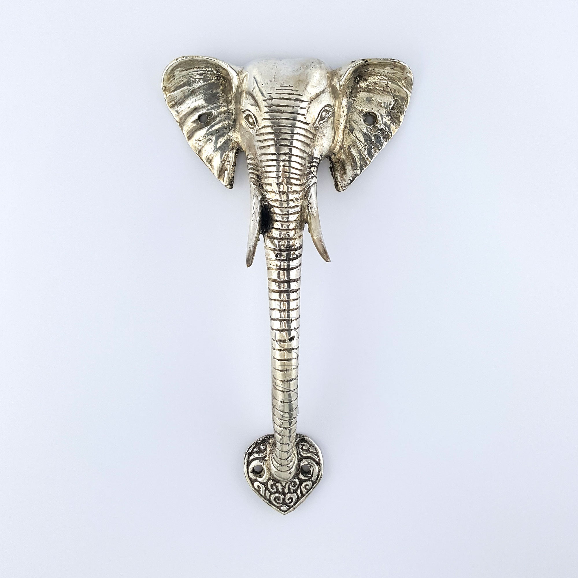 Brass Great Stunning Elephant Trunk Tusks Door Handle Grab - Etsy