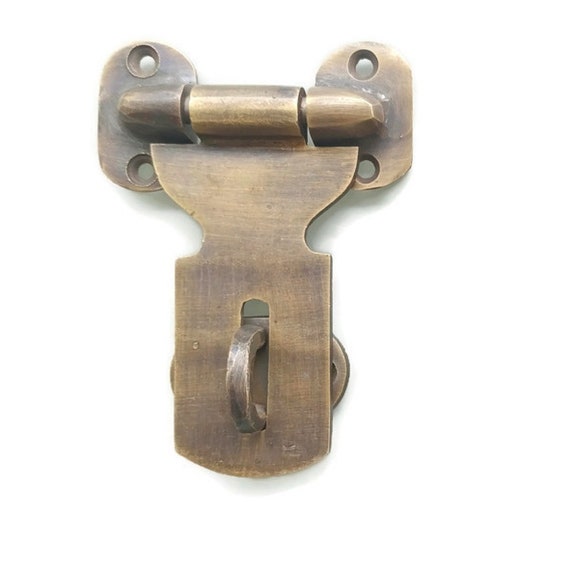 4.4 inches Vintage Two Piece Lock with Handle Cabinet Door Latch Lock ...