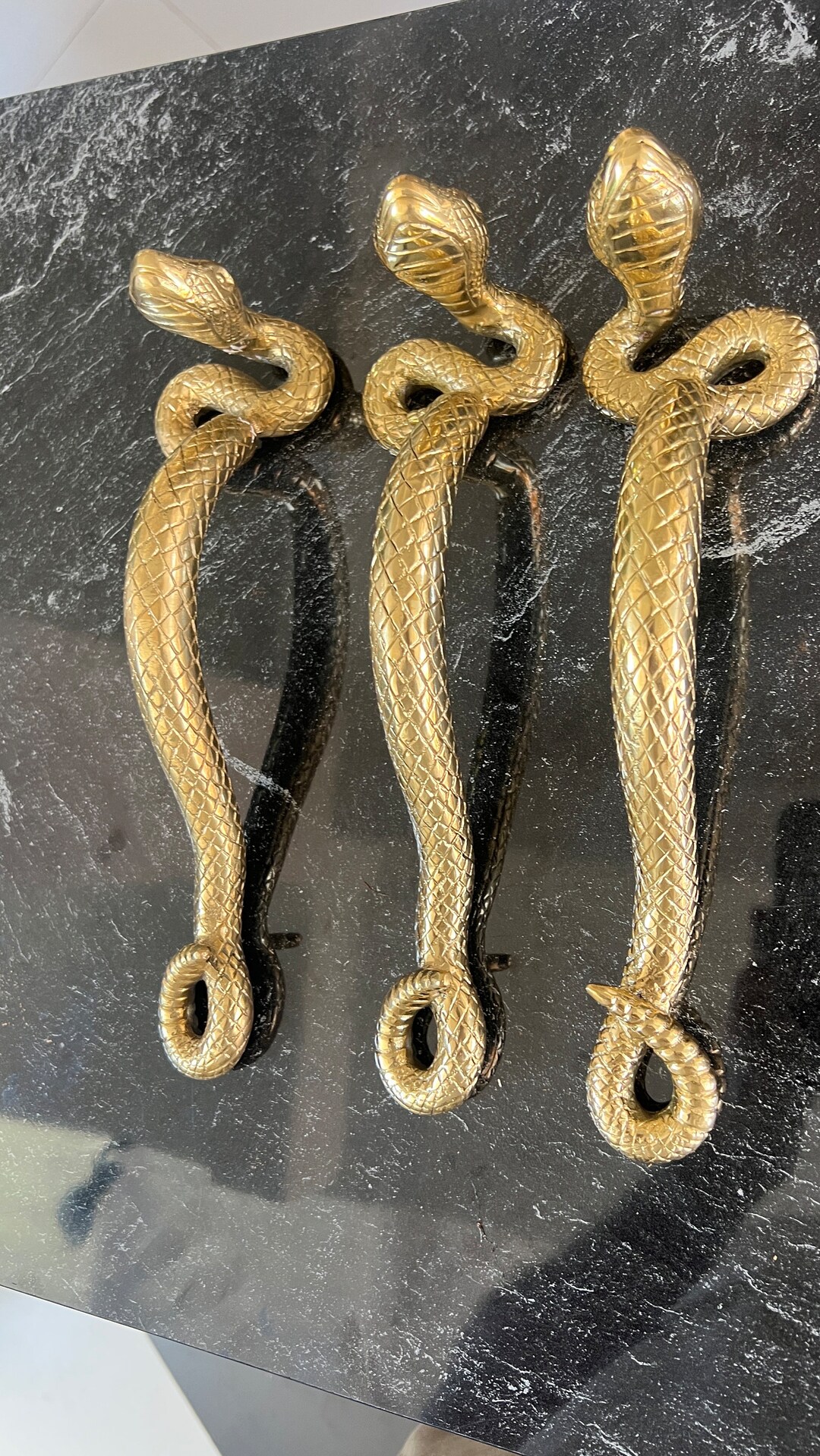 3 Medium Version Bolt Fix 10 1/2 Inch Heavy Cast Brass Large Amazing ...