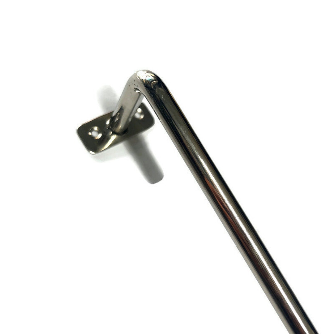 NICKEL Plated Face Fixing 24 Inch Solid Brass Hand Towel Rail - Etsy