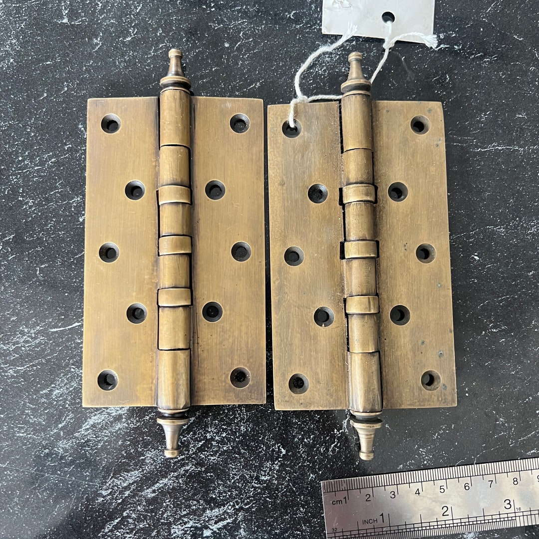 4 Hinges Pieces Strong 5 Inch Large Heavy Cast Door Box Hinges Pin ...