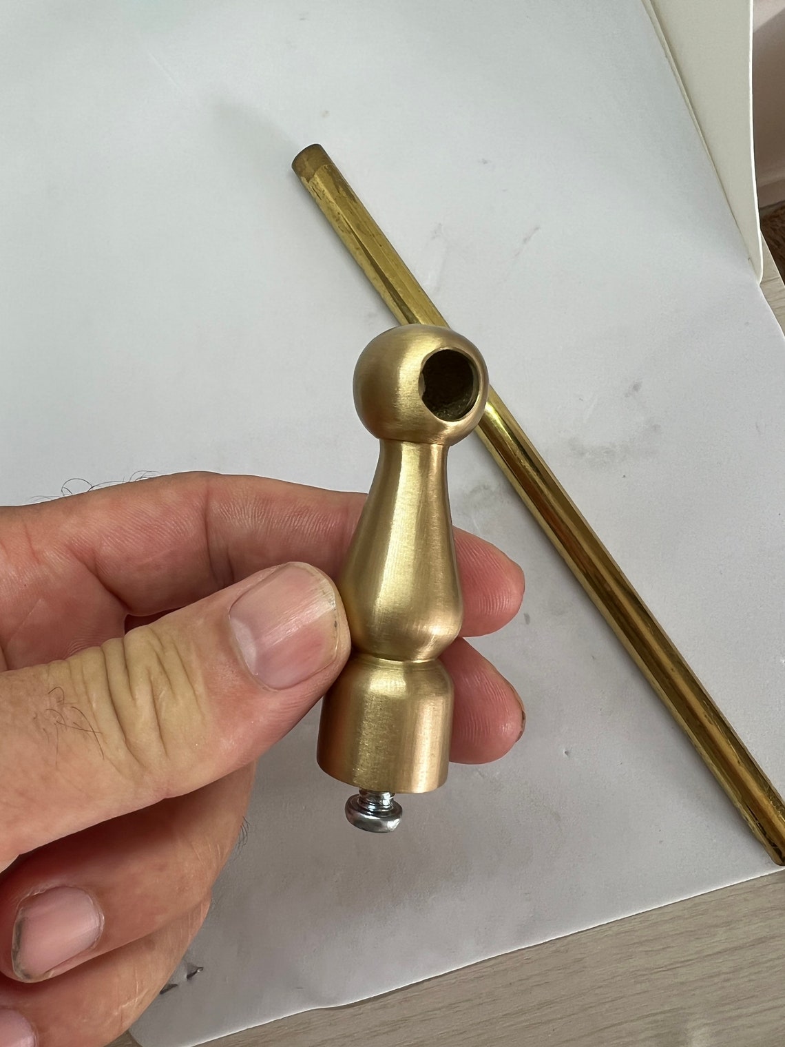 3 Shelf Fence Upright 2.3/4 Inch High Solid Brass Spigots - Etsy