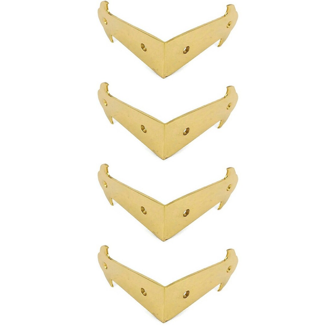 4 Solid Brass Small 4 Inch Box Corner Table Support - Etsy
