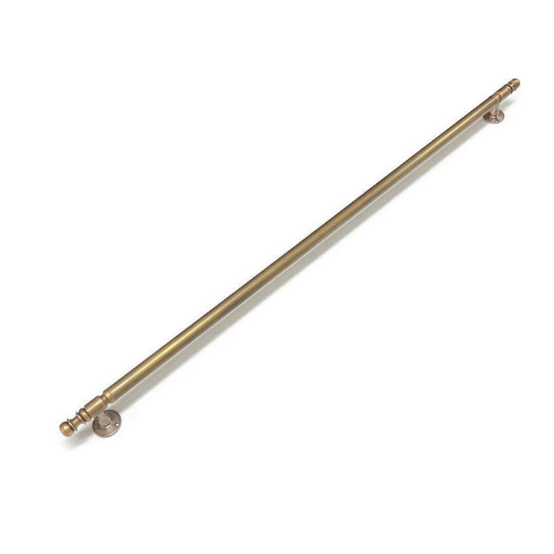 ORDER ONLY 30 Inch Long Thick 16 Mm FACE Fix Solid Brass Kitchen ...