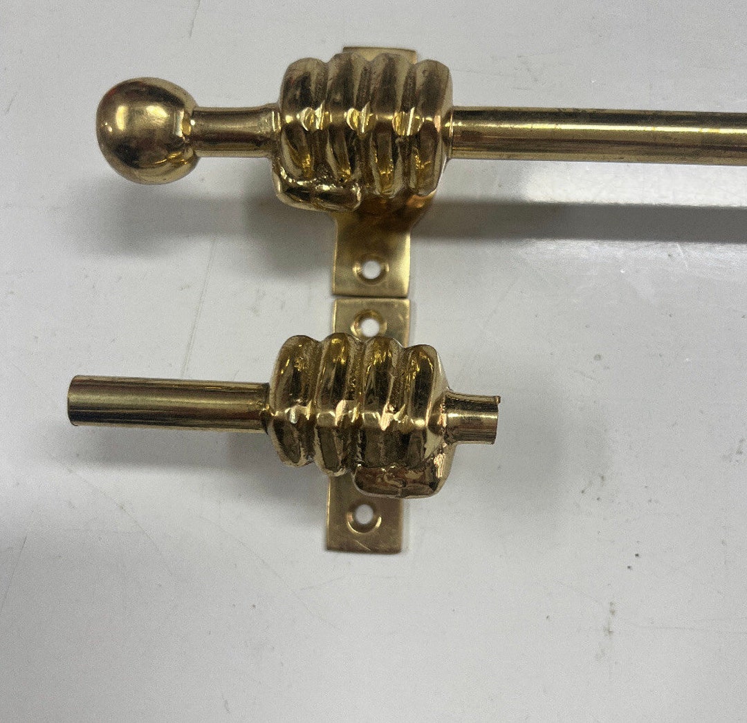 Reverse Thumbs Face Fixing 18 Inch Brass Fist Hand Towel Rail Rod ...