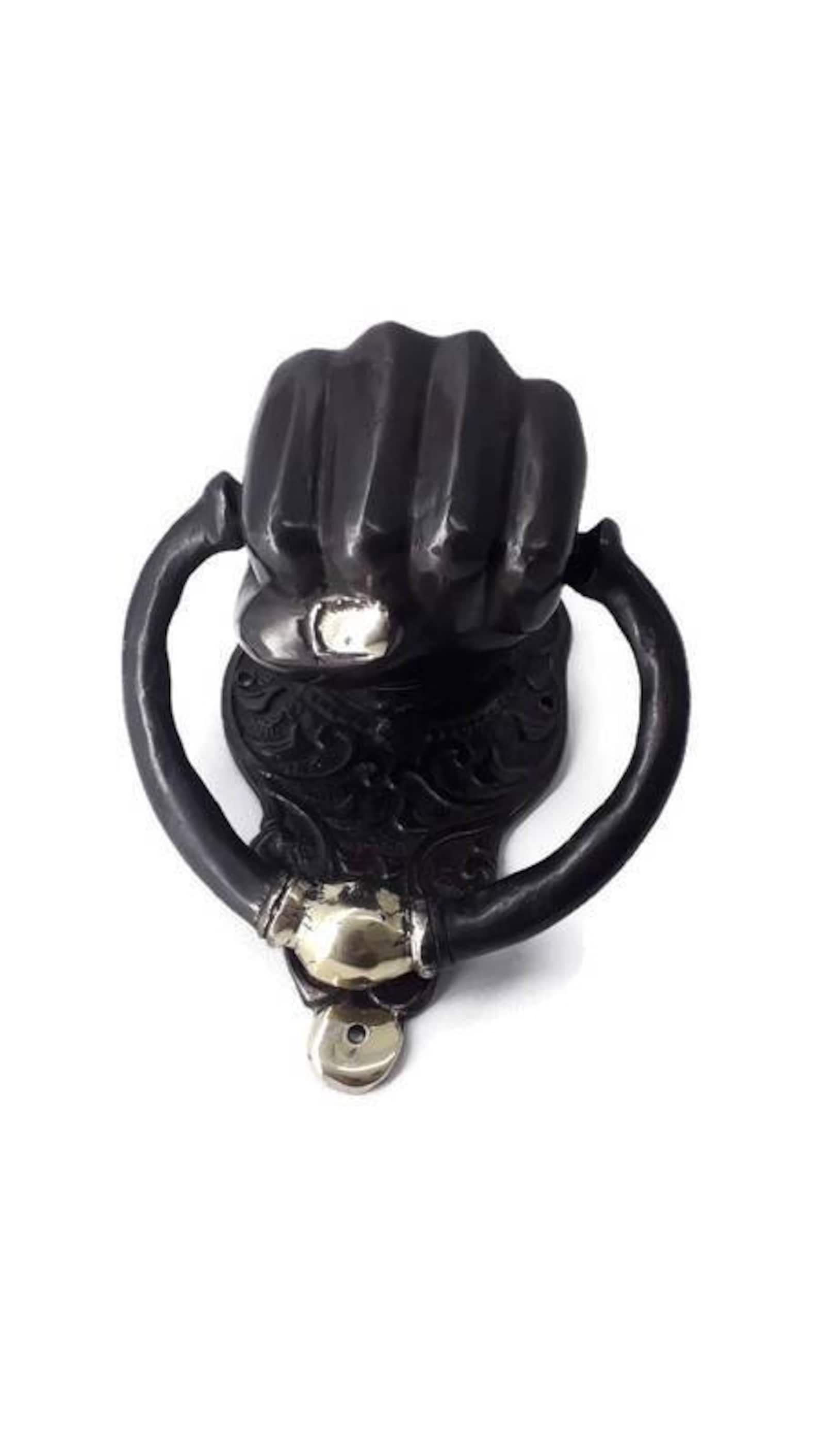 2 Heavy Brass Ring Pull BANGER 17cm Vintage Old Style Hand - Etsy