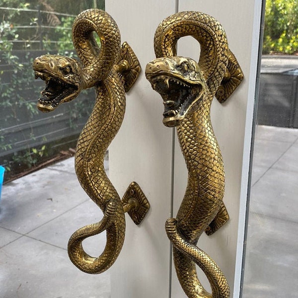Snake Door Handle - Etsy
