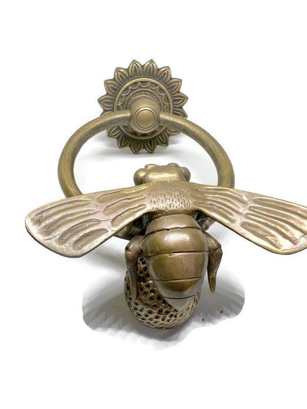 Large Solid Brass Large Version 6 Inch Long Brass Bee - Etsy