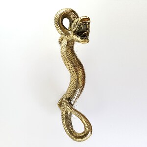 ON SALE 2 Large Amazing Python Curly Body Old Style Snake Door Pull ...