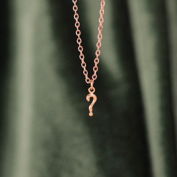 Question Mark Necklace - Etsy UK