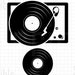Vinyl Record Player and Record SVG PNG JPG Cutfile - Etsy