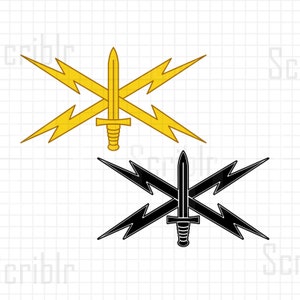 US Army Cyber Branch PNG SVG Vector Cutfile - Etsy