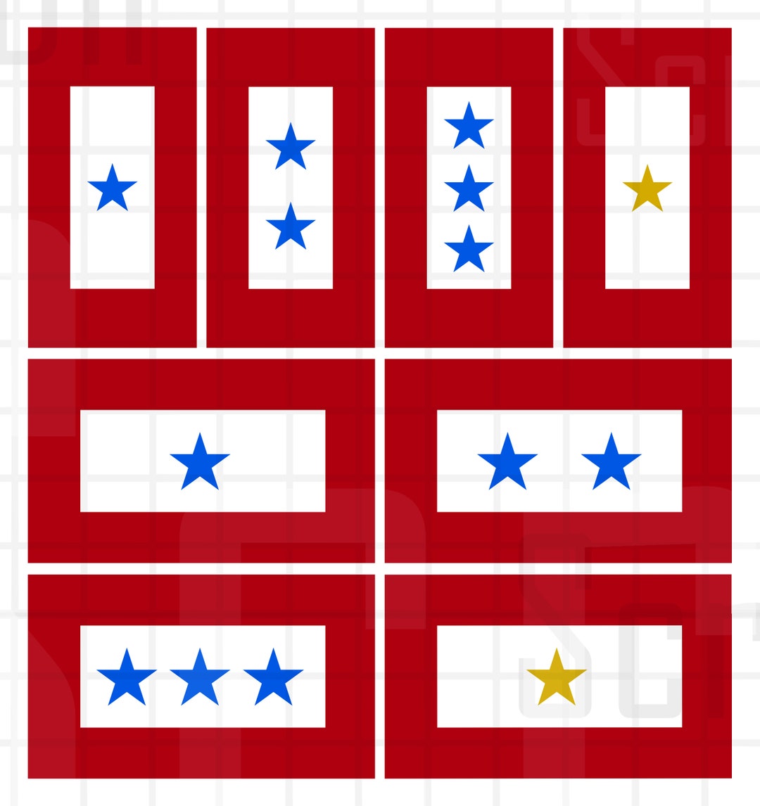 Blue and Gold Star Military Service Flag Vector SVG JPG PNG Cut File - Etsy