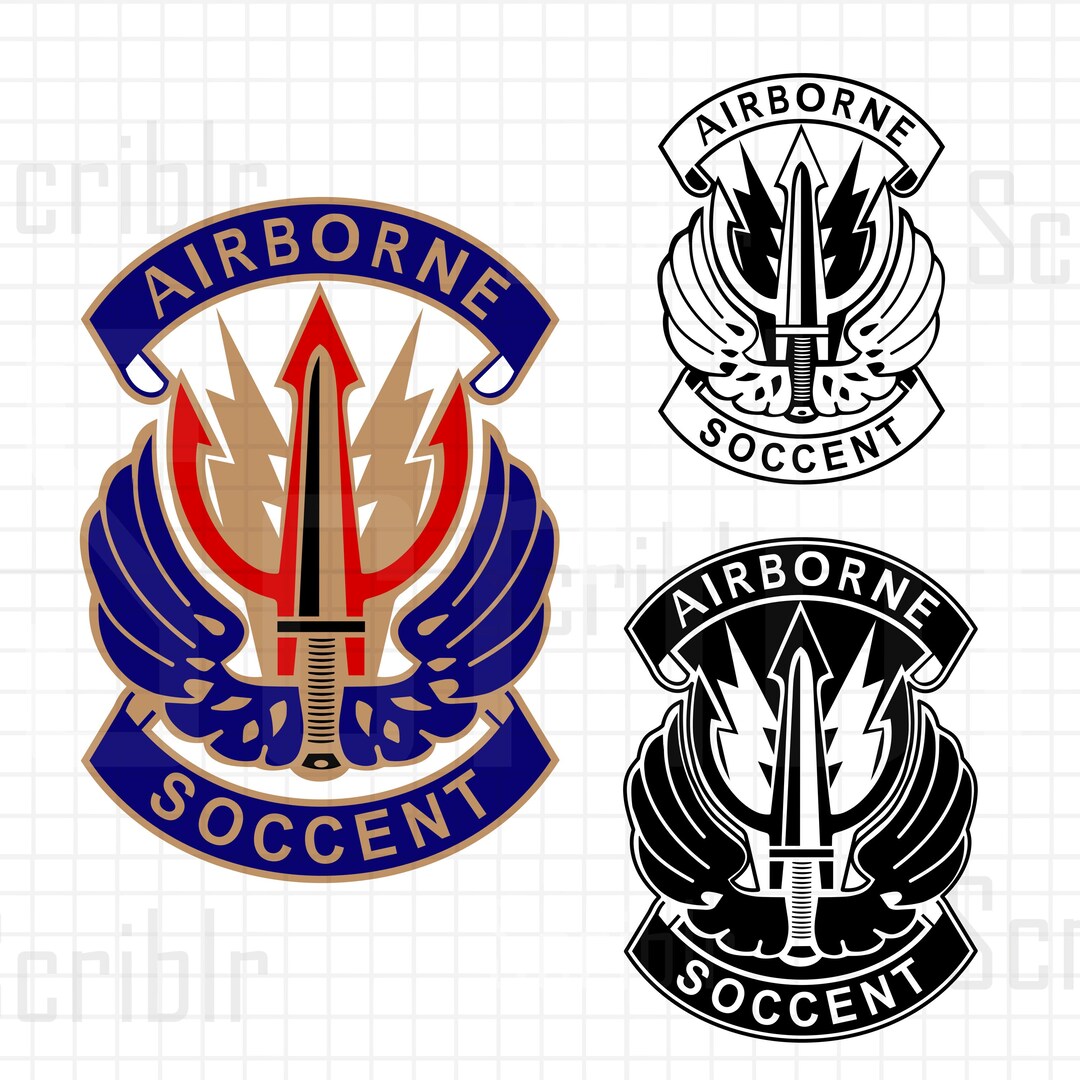 United States Army SOCCENT Logo SVG PNG Cut File - Etsy