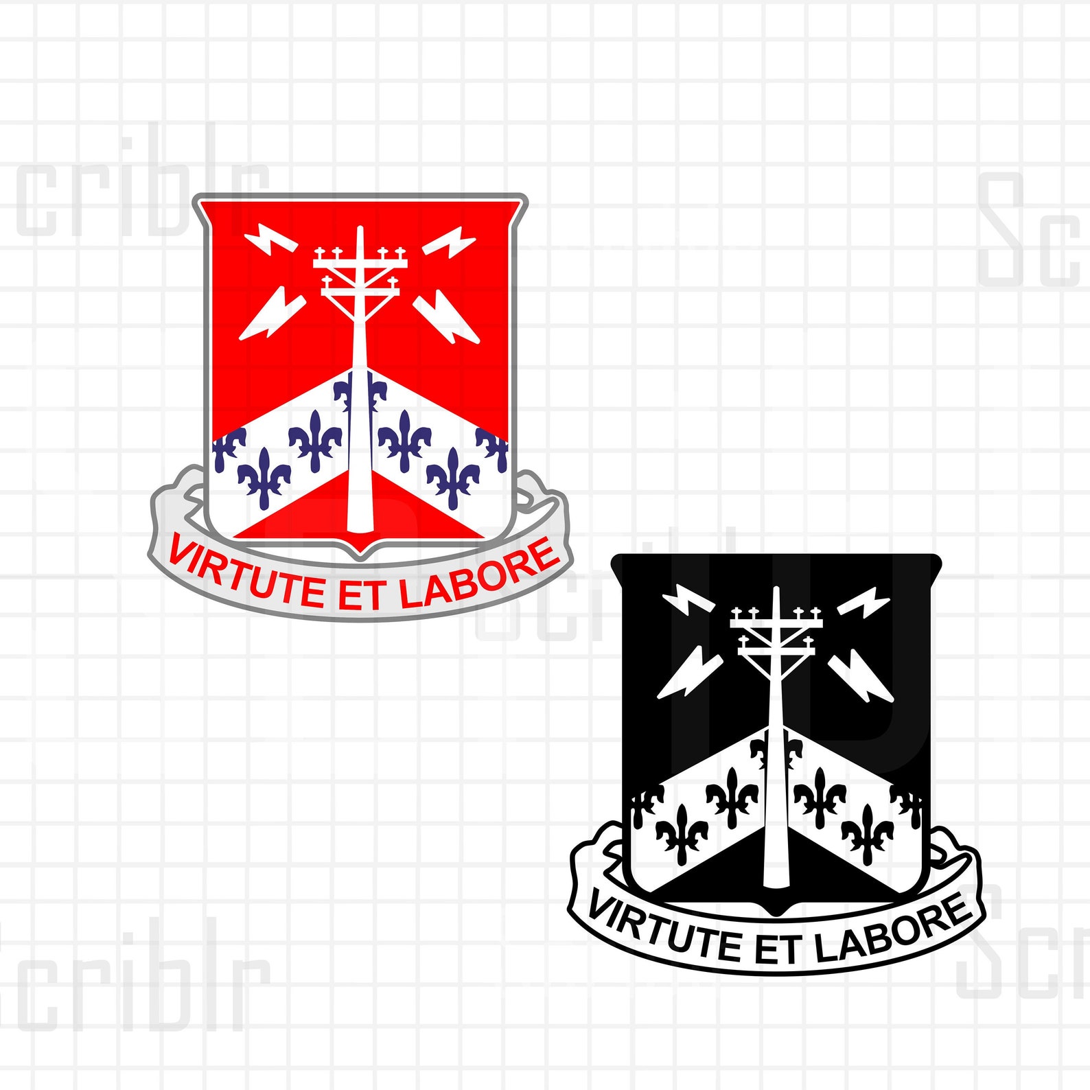 302d Signal Battalion Logo Vector SVG PNG JPG Cut File - Etsy