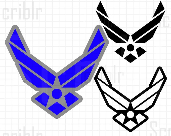 United States Airforce Logo Emblem Vector SVG, Pdf, Dxf, Ai, Png, Eps ...