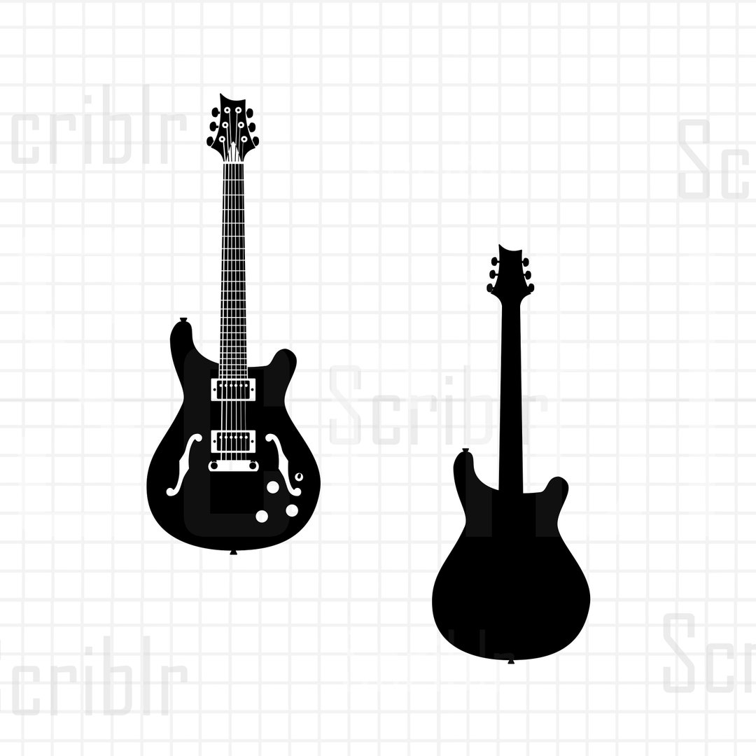 PRS Guitar Vector SVG PNG Cutfile - Etsy