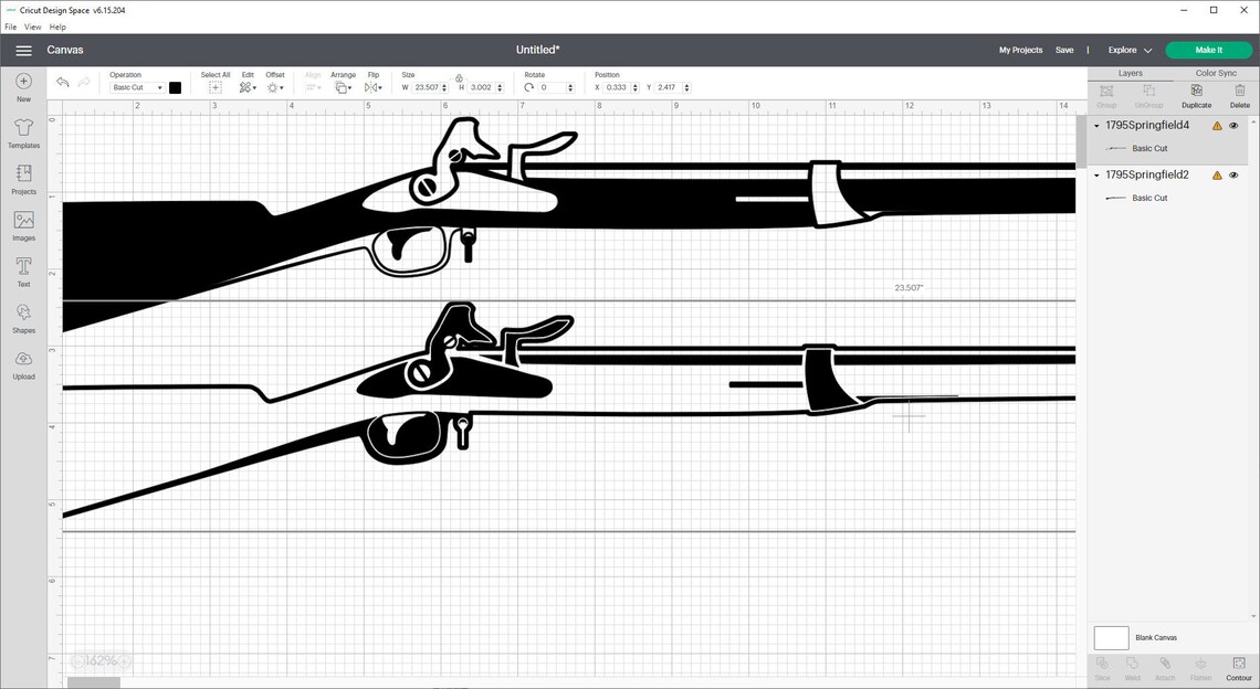 1795 Springfield Gun SVG Cutfile PNG - Etsy