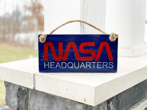 NASA Headquarters Sign | Etsy