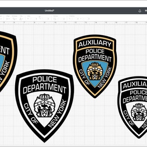 NYPD SVG Vector Cut File New York Police Department - Etsy