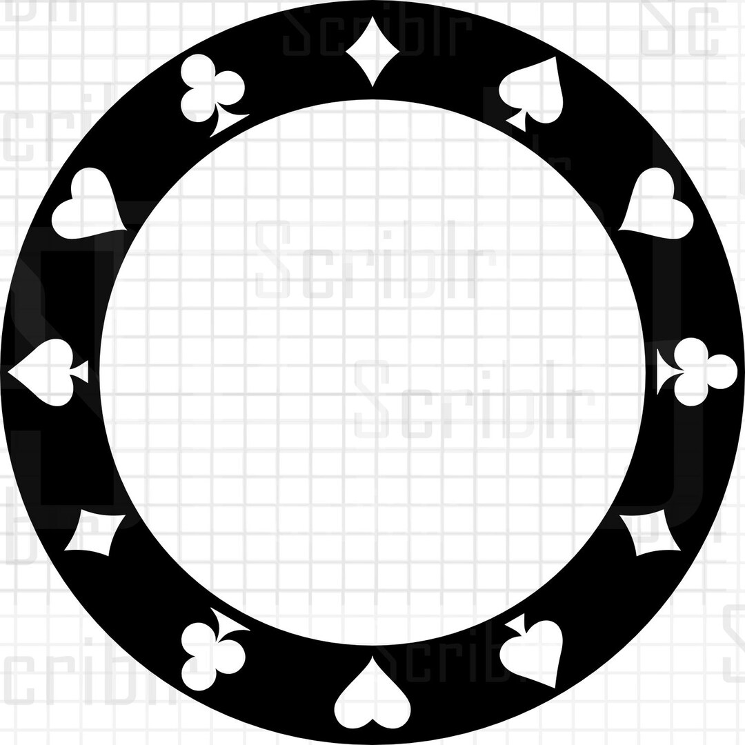 Poker Ring SVG: Playing Card Suits - Hearts, Diamonds, Spades, Clubs ...