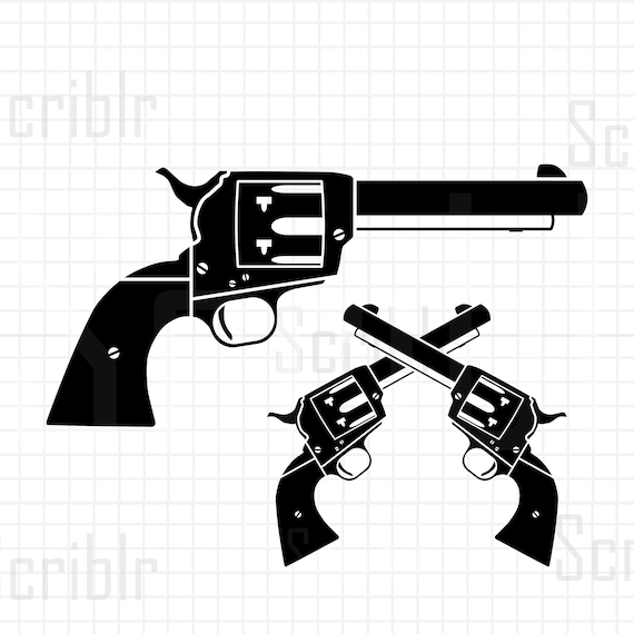 Colt Revolver Vector