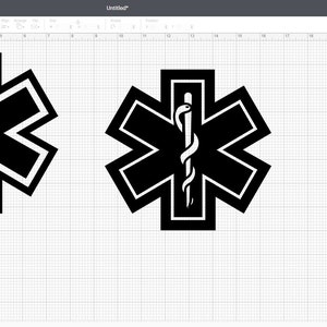 Star of Life EMS SVG PNG Vector Cutfile - Etsy