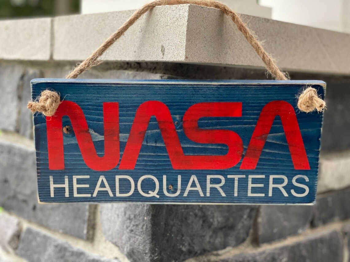 NASA Headquarters Sign | Etsy