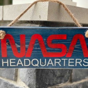 NASA Headquarters Sign | Etsy