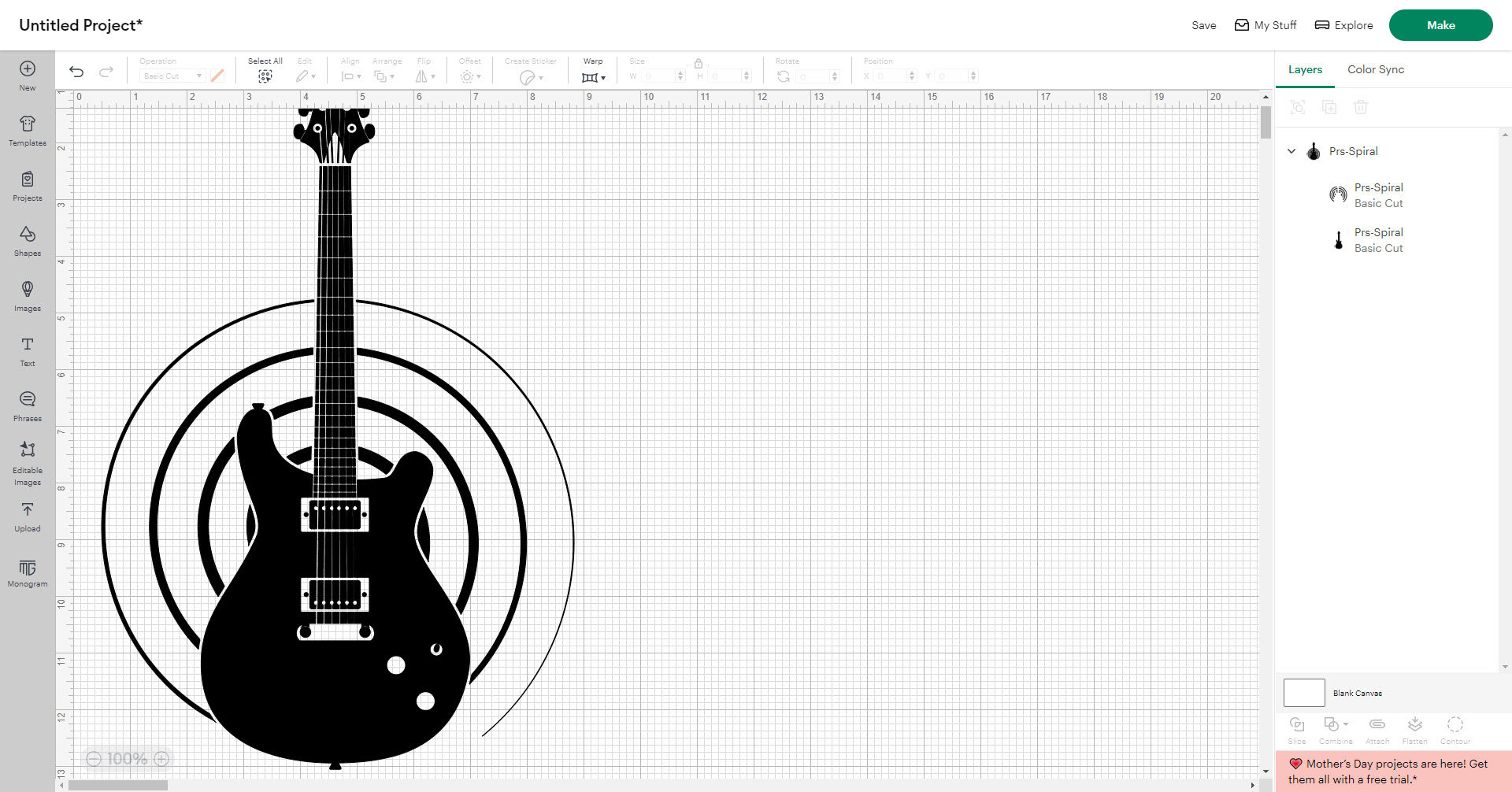 PRS Guitar Vector SVG PNG Cutfile - Etsy