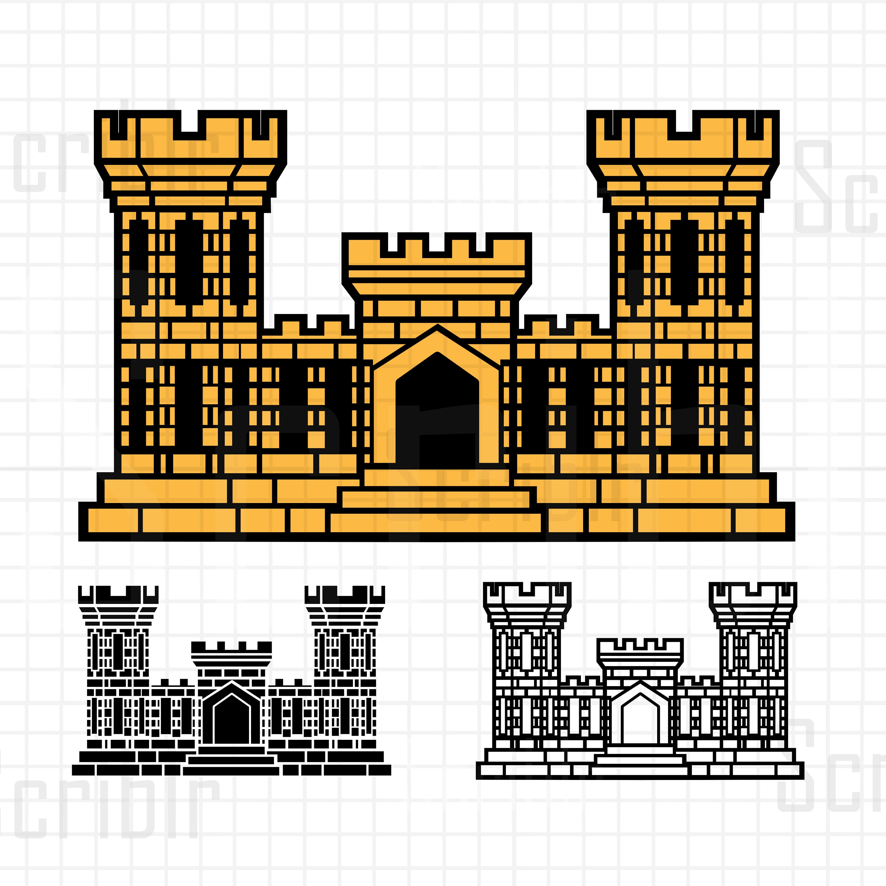 Army Engineer Crest Castel