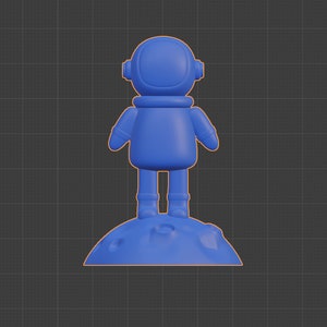 Astro the Astronaut OBJ STL 3D Print File - Etsy