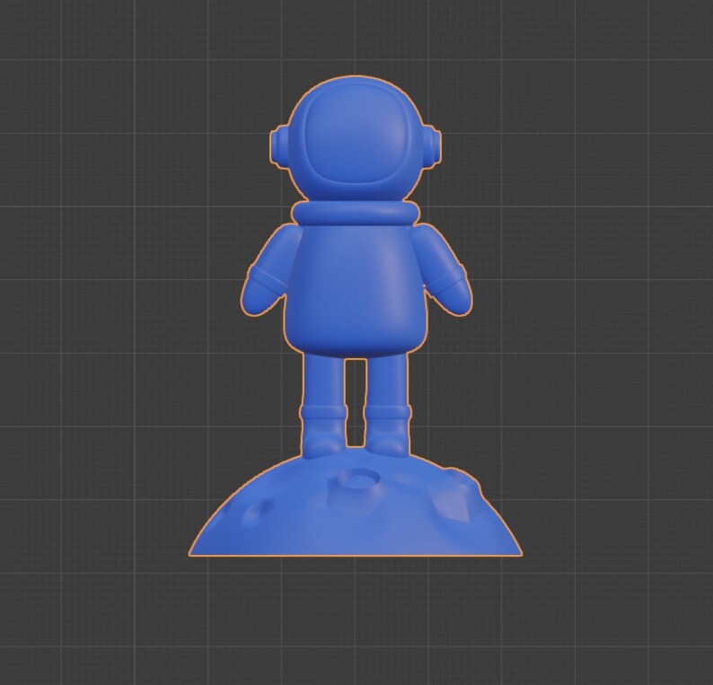 Astro the Astronaut OBJ STL 3D Print File | Etsy