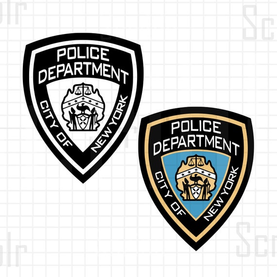 Nypd Svg Vector Cut File New York Police Department Etsy