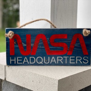 NASA Headquarters Sign | Etsy