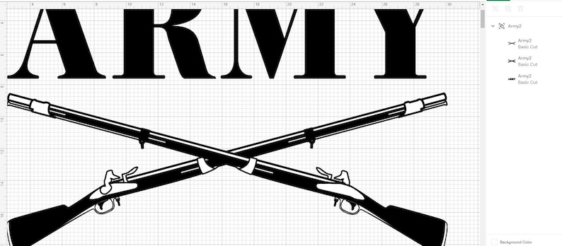 Army 1795 Springfield Crossed Rifles Vector SVG PNG Cutfile - Etsy