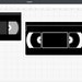 VHS Tape Vector Cutfile PNG SVG - Etsy