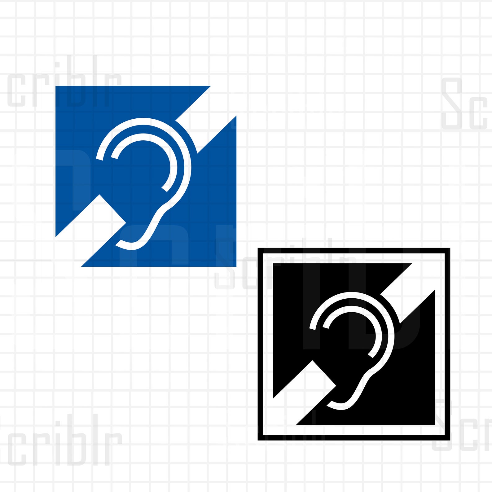 Hearing Impaired Vector SVG PNG Cutfile - Etsy