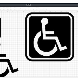 Handicap Vector SVG PNG Cutfile - Etsy